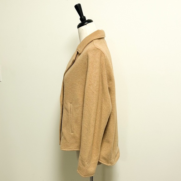 MarlaWynne | Jackets & Coats | Marla Wynne Layers Camel Melton Wool ...